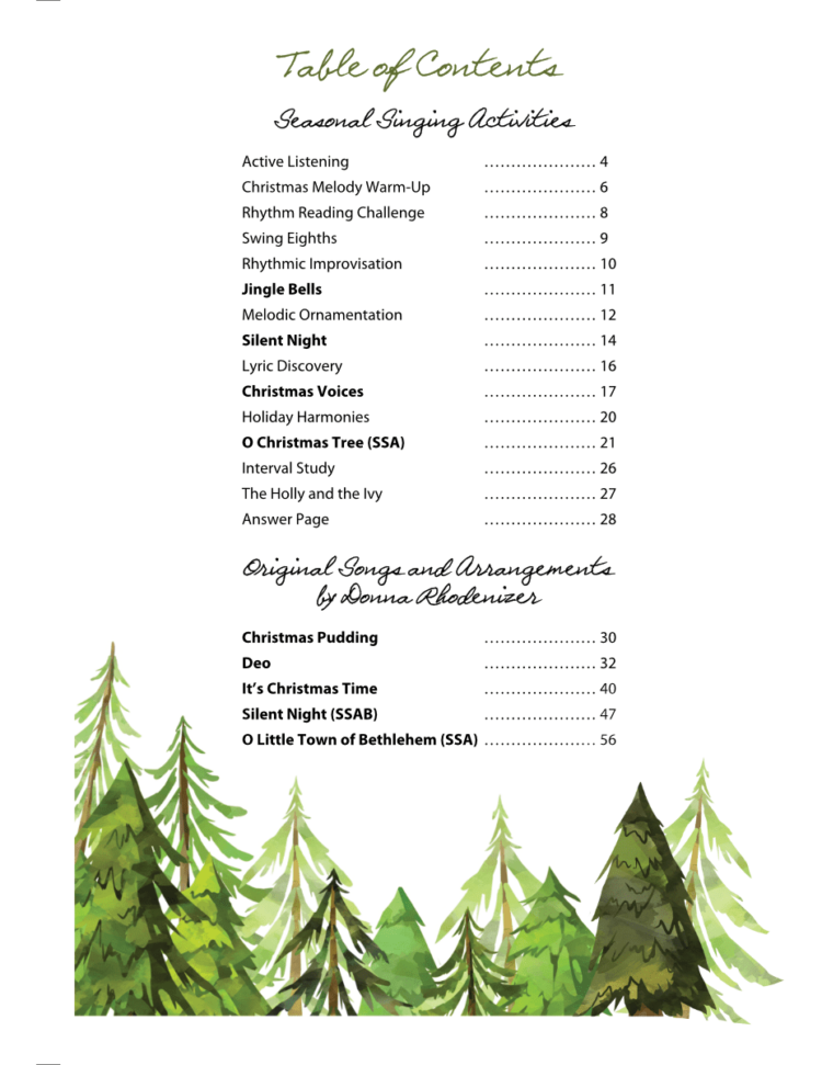 FVM | O Christmas Tree: Seasonal Activities and Songs (Book)