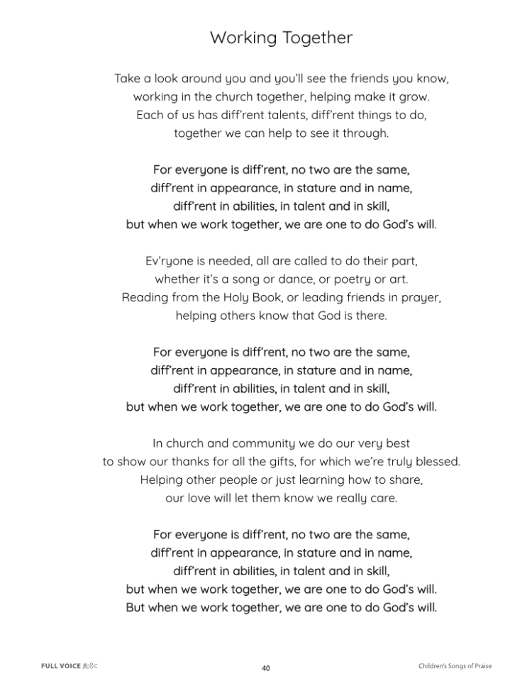 FVM | Children’s Songs of Praise (Book)