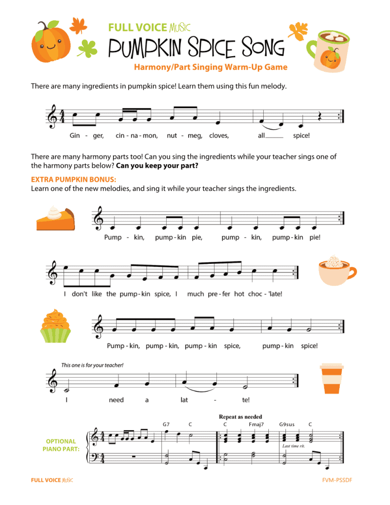 Pumpkin Spice Song (Free) | FVM Shop