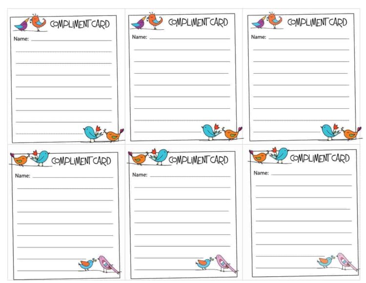 Recital Compliment Cards (Free) | FVM Shop