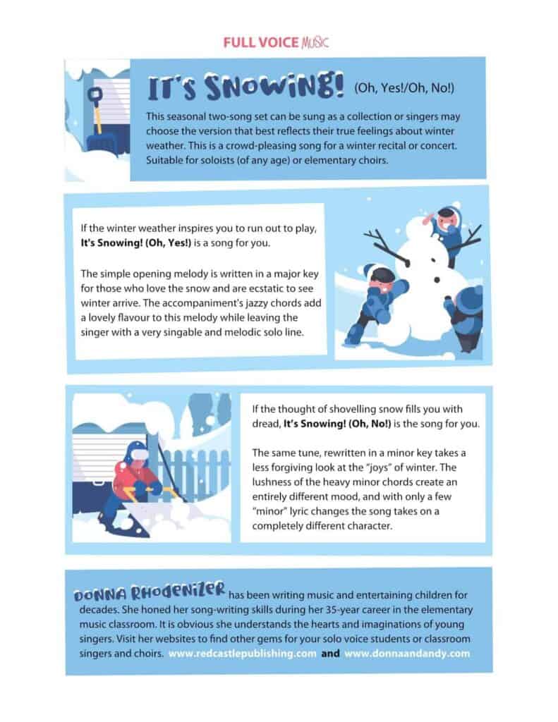 FVM | It’s Snowing! (Oh, YES!/Oh, No!) by Donna Rhodenizer