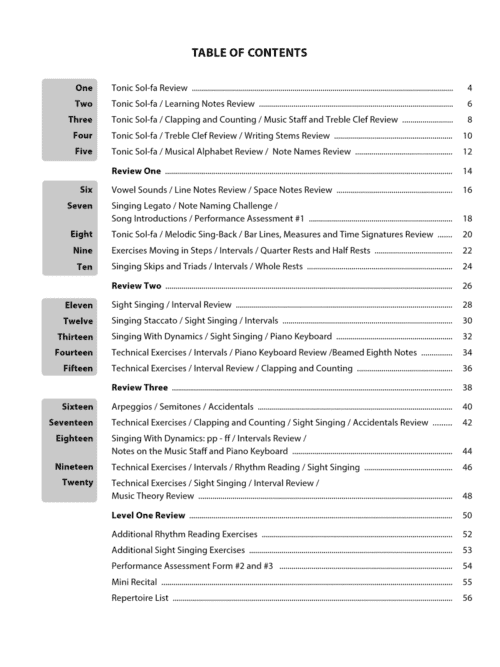 Fvm Full Voice Student Workbook Level One