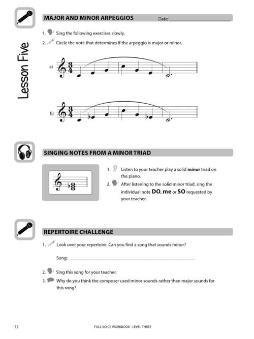 FVM | FULL VOICE Student Workbook - Level Three