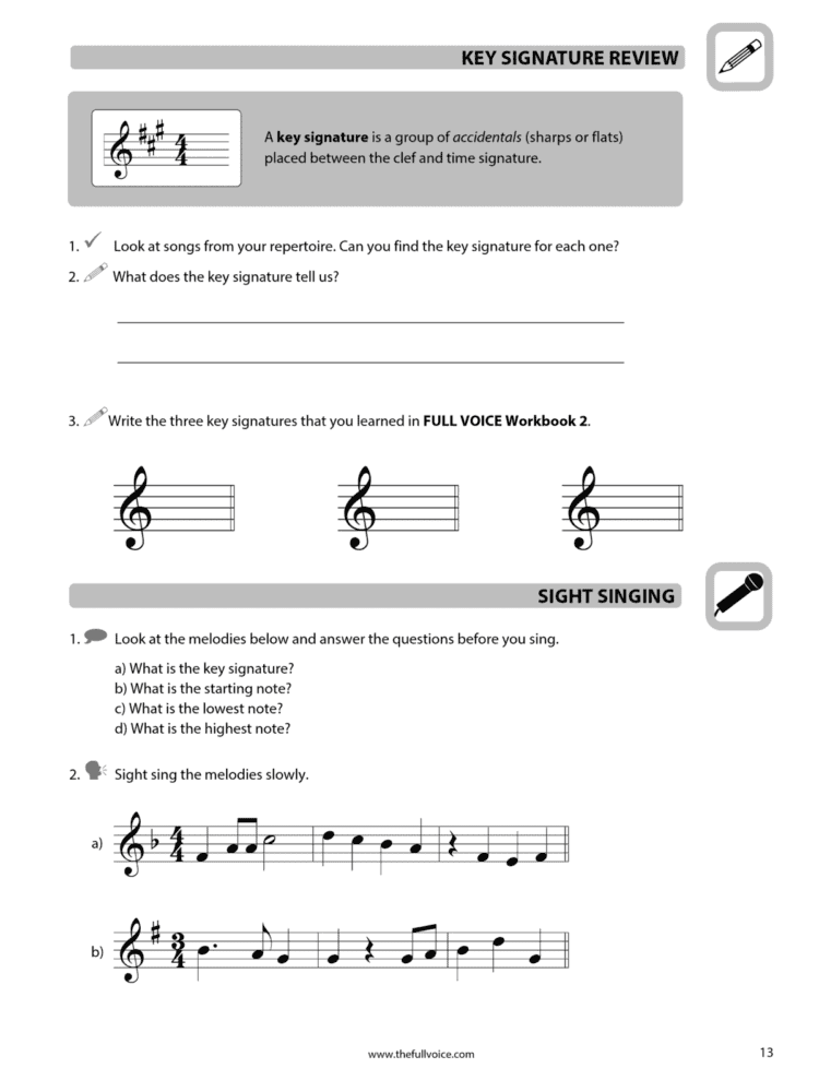 FVM | FULL VOICE Student Workbook - Level Three