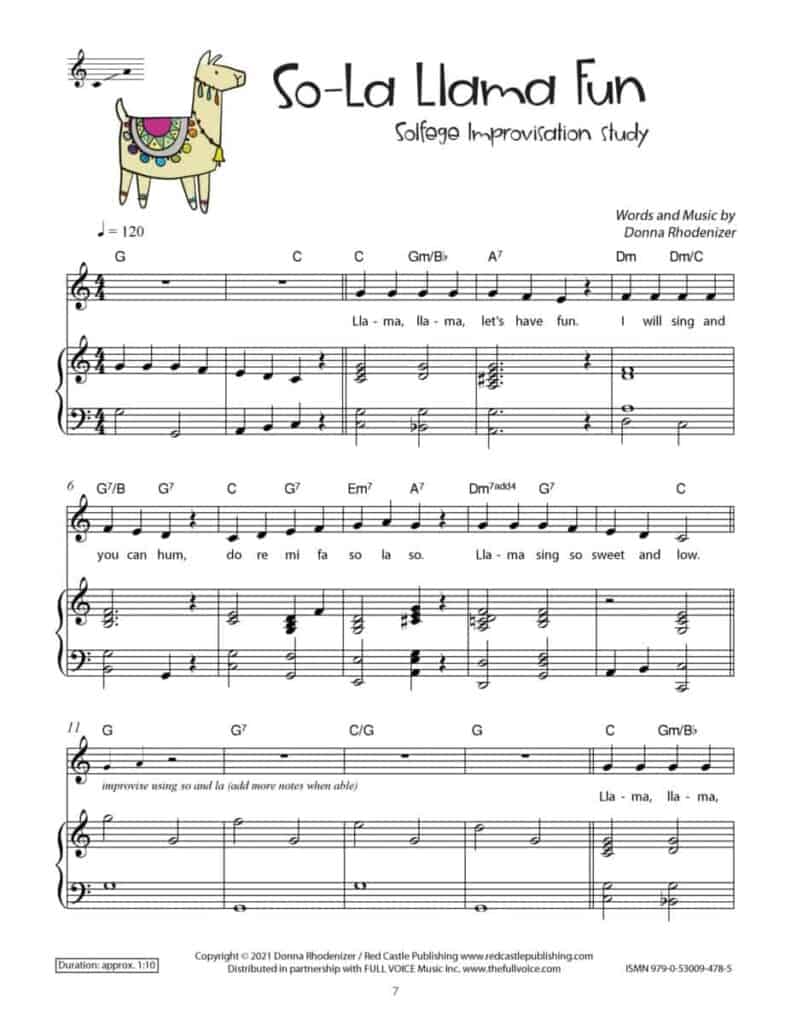 FVM | Llama Song Adventures by Donna Rhodenizer
