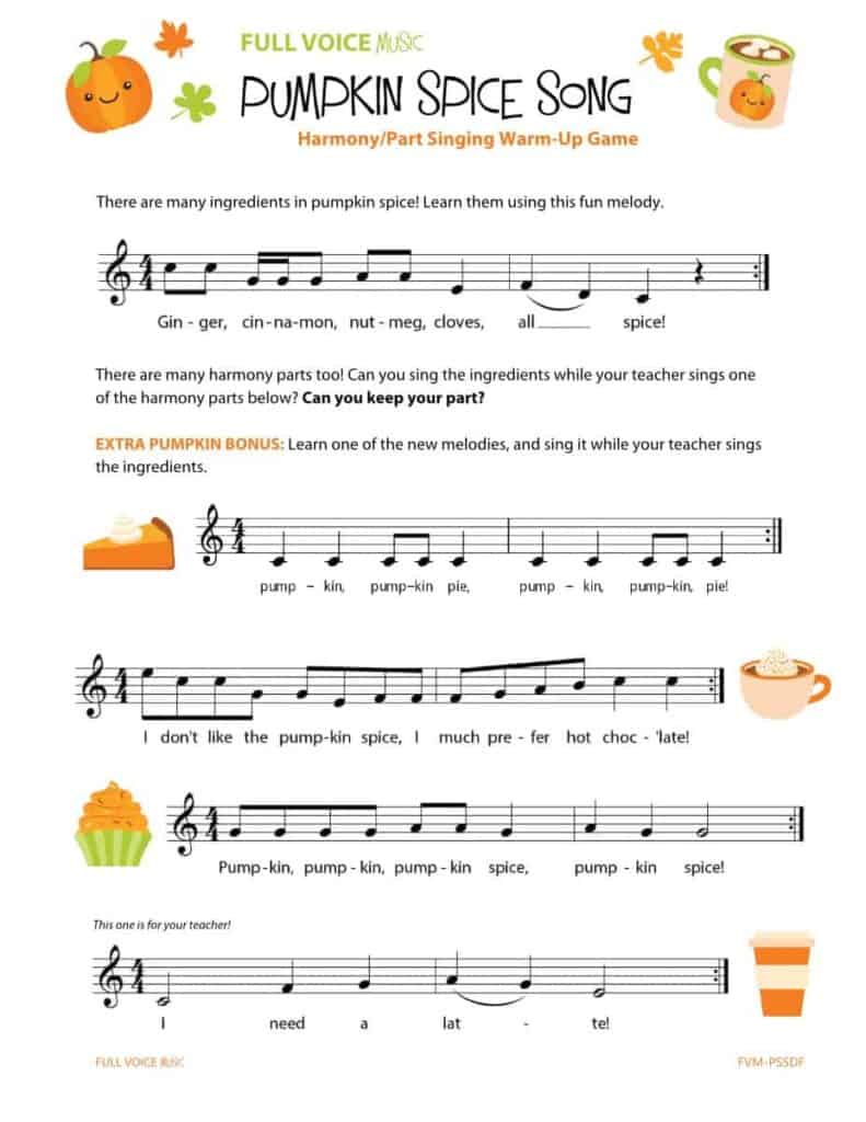 Pumpkin Spice Song (Free) | FVM Shop
