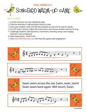 FVM | Songbird Warm-Up Game