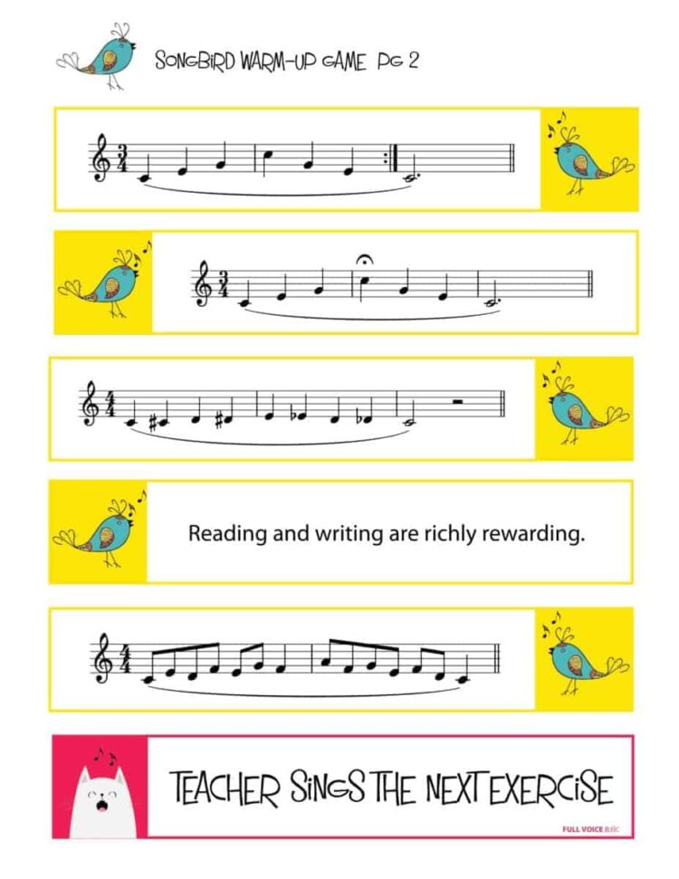 FVM | Songbird Warm-Up Game