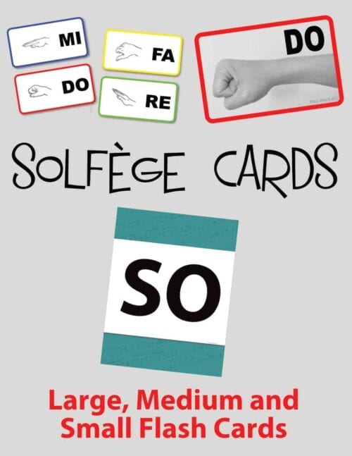 FVM | Solfege Hand Sign Wall and Flashcards