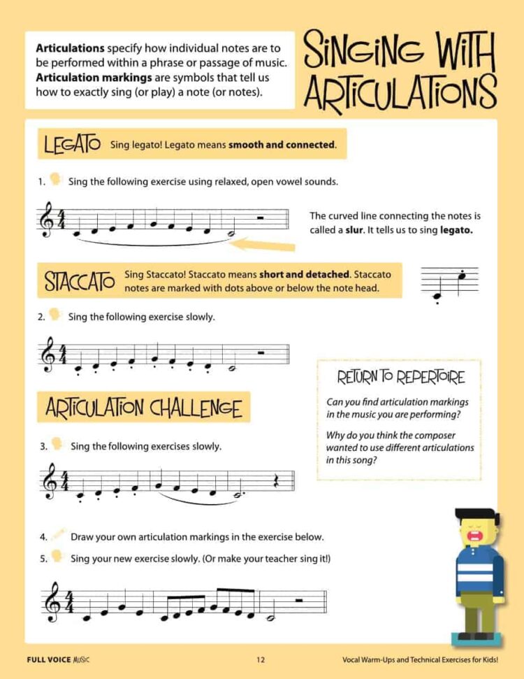 FVM | Vocal Warm-Ups and Technical Exercises for Kids! (PDF)