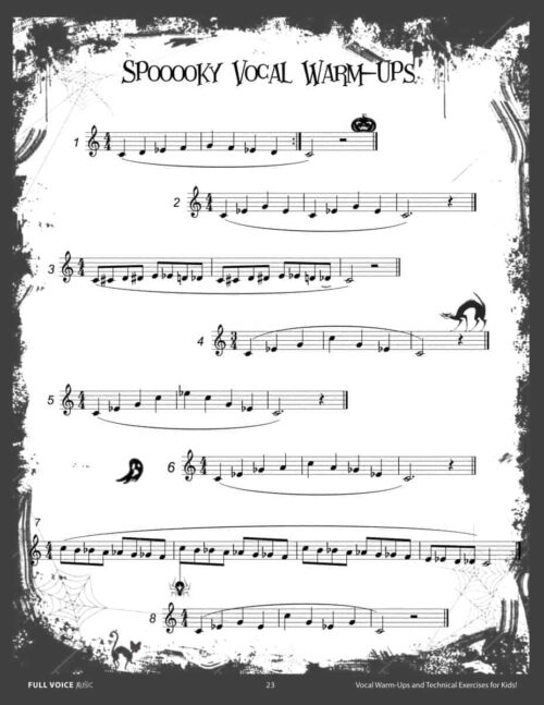 FVM | Vocal Warm-Ups and Technical Exercises for Kids! (PDF)