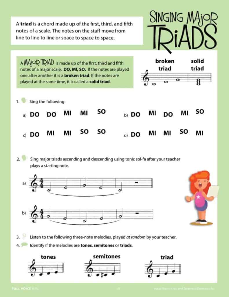 FVM | Vocal Warm-Ups and Technical Exercises for Kids! (Book)