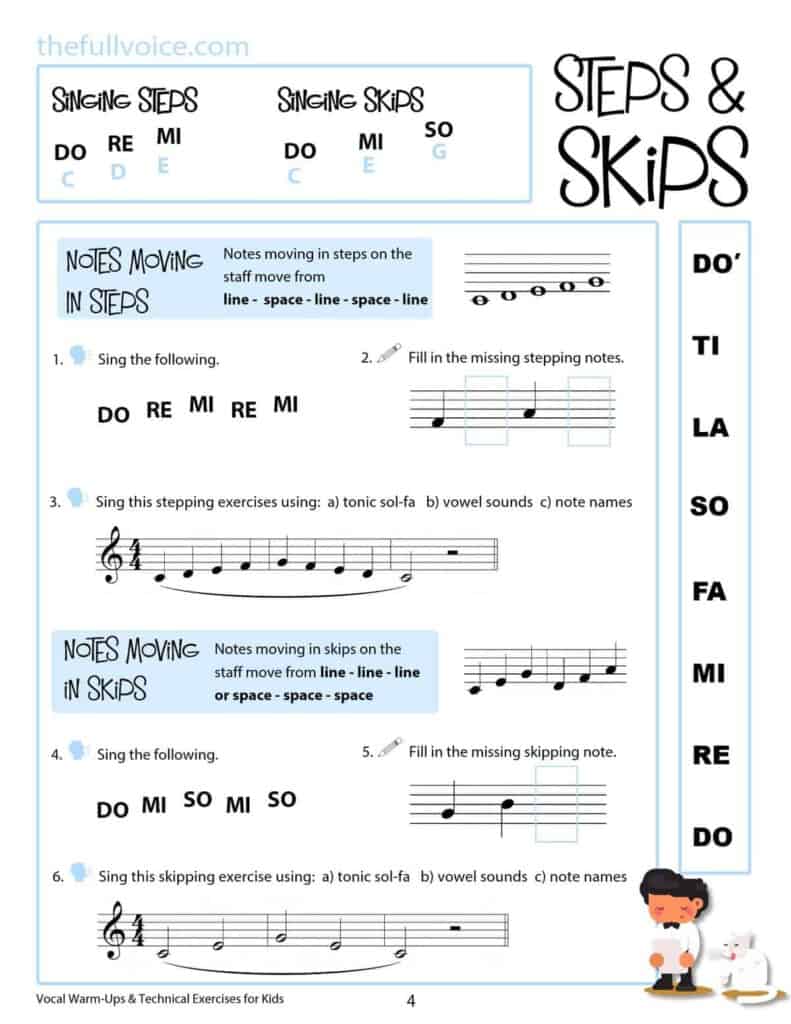 FVM | Vocal Warm-Ups and Technical Exercises for Kids! (PDF)