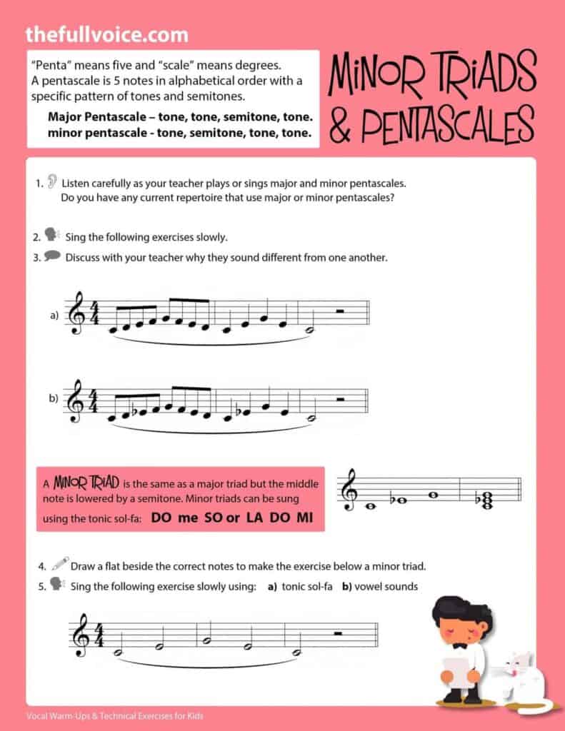 FVM | Vocal Warm-Ups and Technical Exercises for Kids! (PDF)