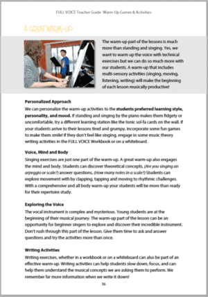 FVM | FULL VOICE Teacher Guide