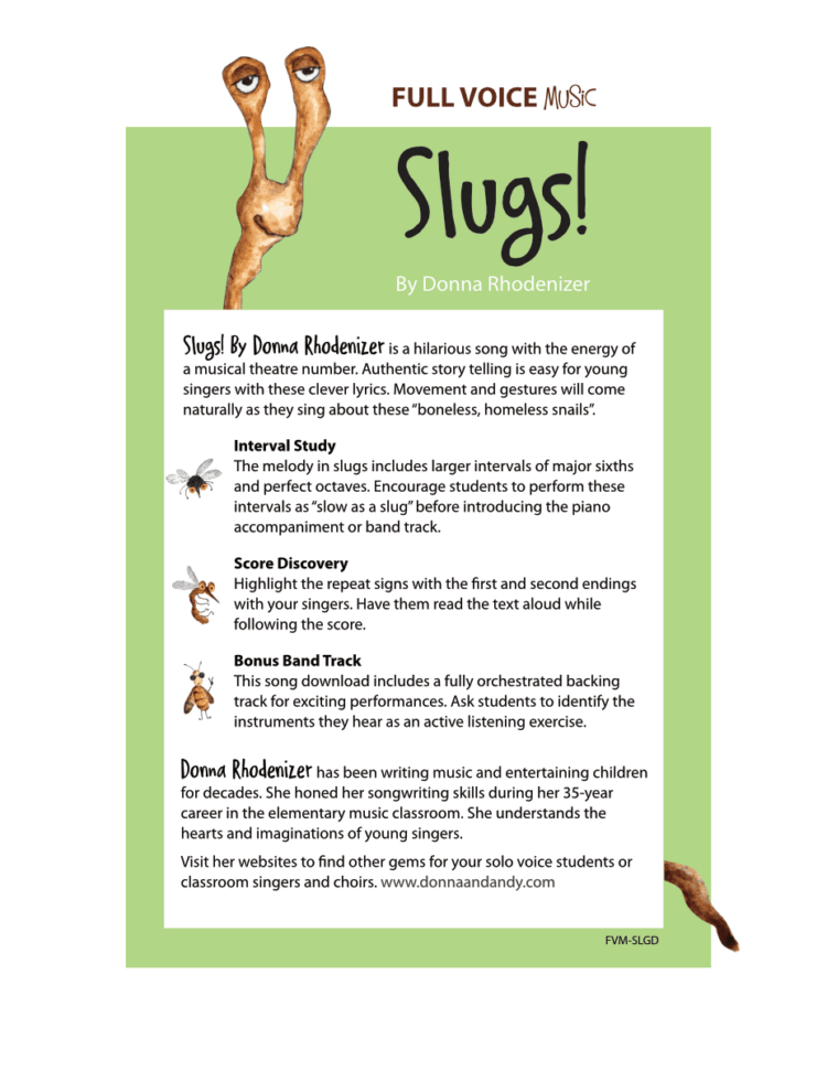 Slugs! by Donna Rhodenizer (Hilarious Song) | FVM Shop
