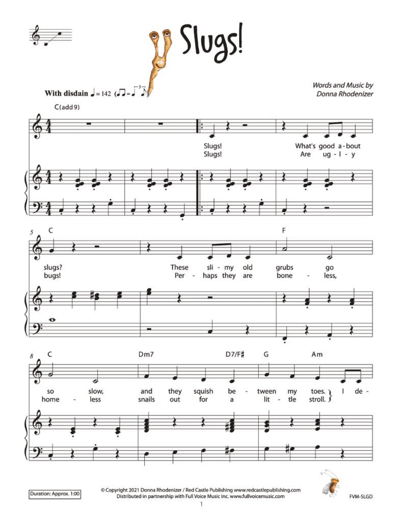 Slugs! by Donna Rhodenizer (Hilarious Song) | FVM Shop