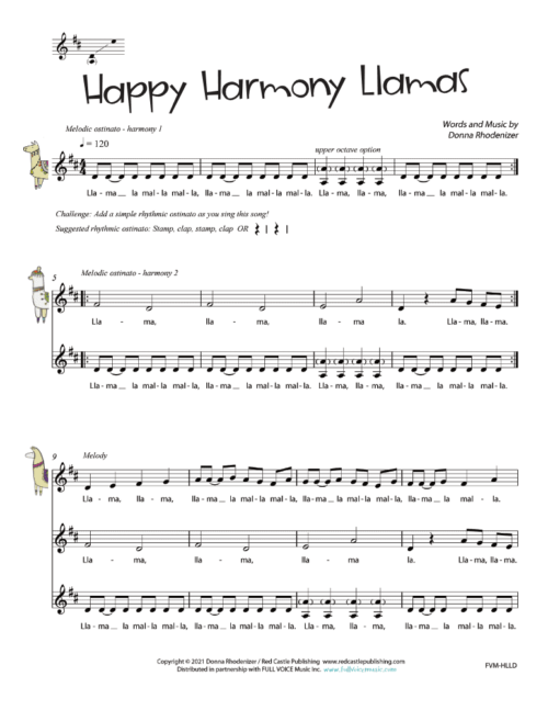 FVM | Harmony Llamas by Donna Rhodenizer