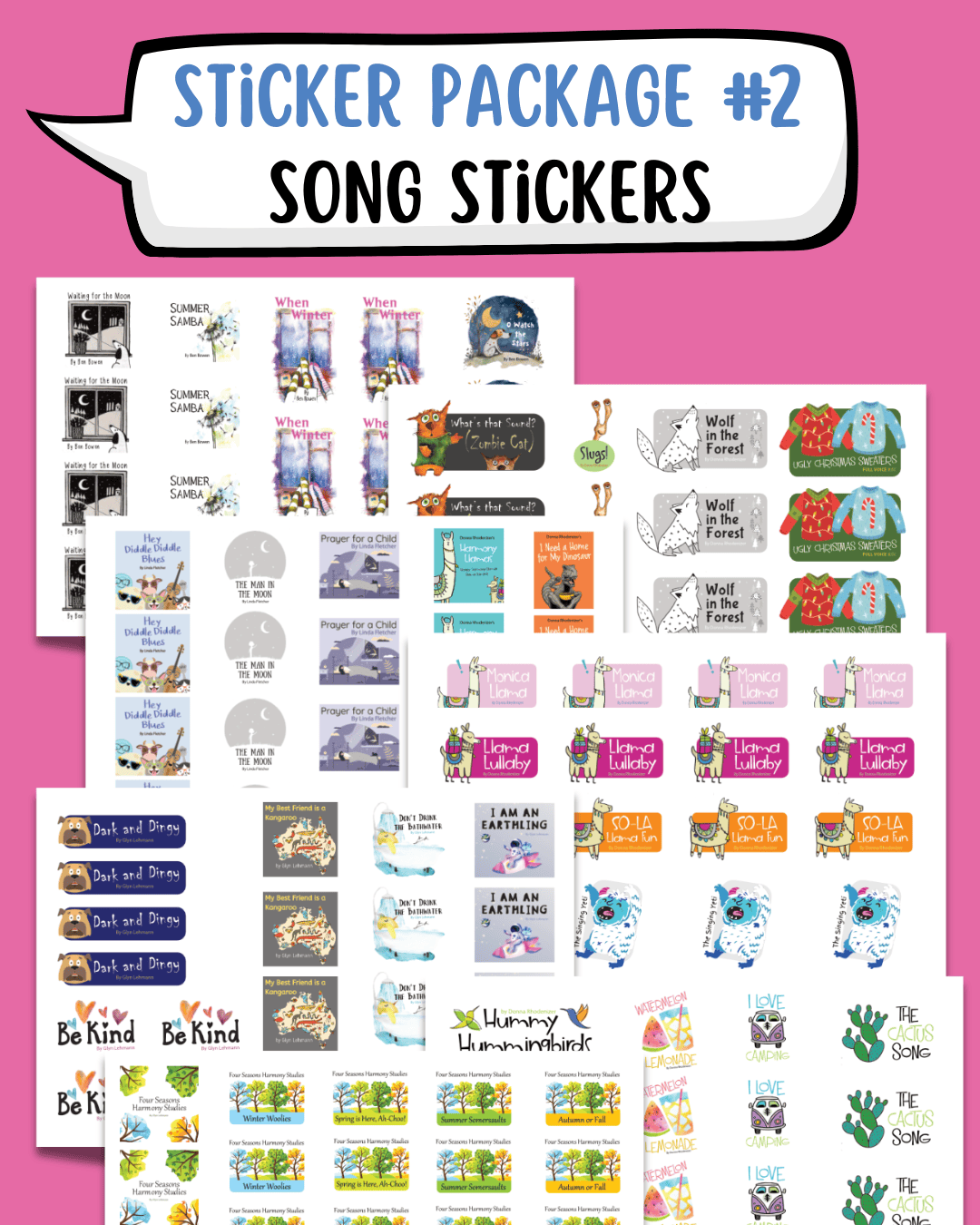 FVM | Sticker Package #2: Song Stickers