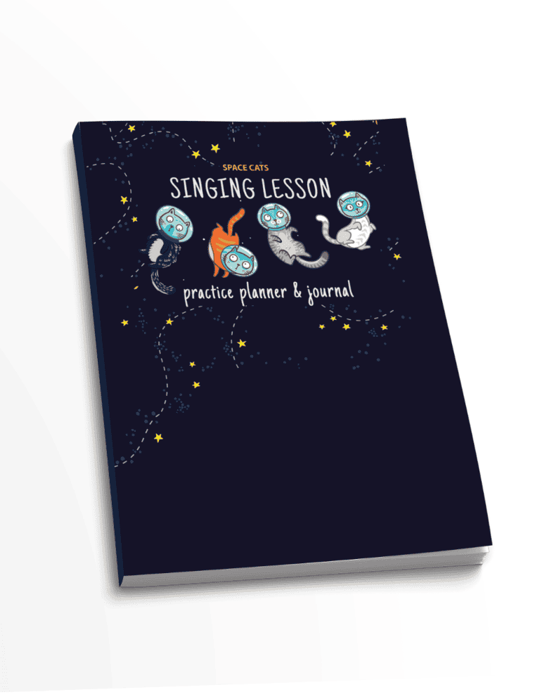FVM | Space Cats Singing Practice Planner (Book)