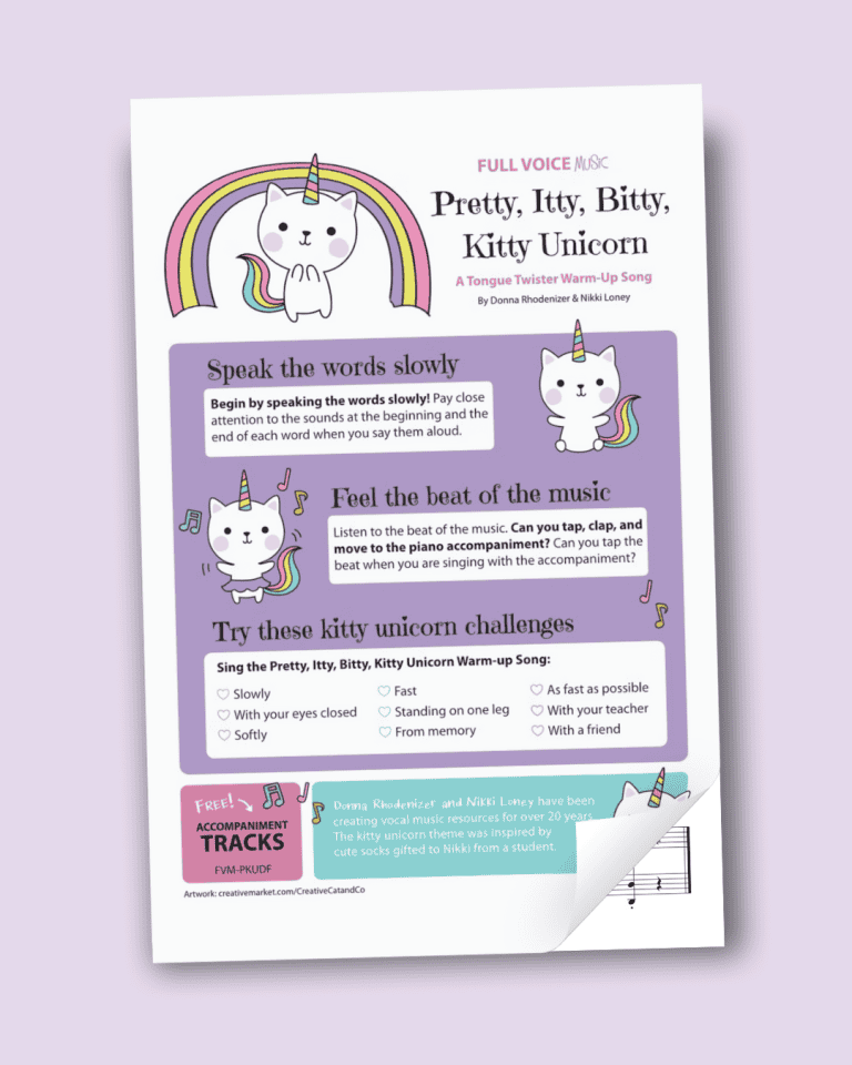 FVM | Pretty Itty Bitty Kitty Unicorn (Print)